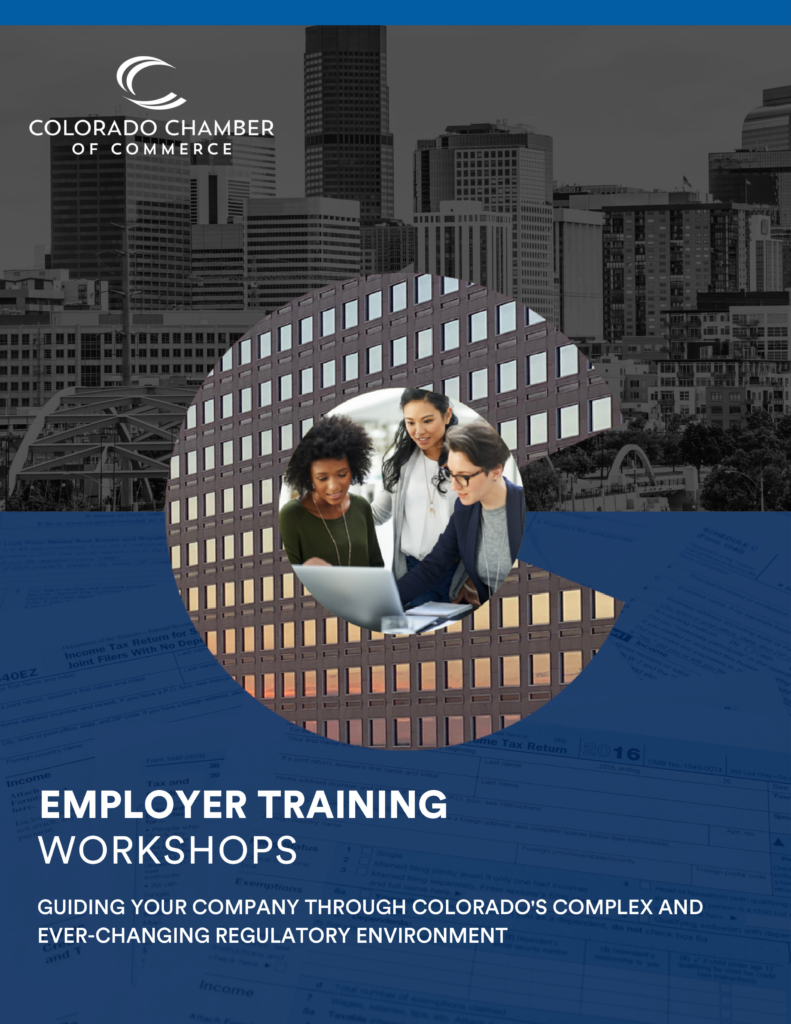Colorado Chamber Now Offering New Employer Training Workshops ...